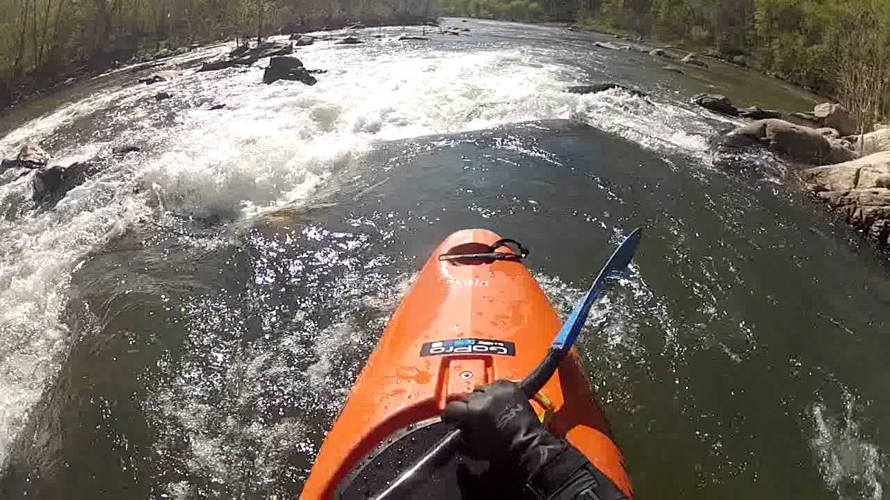 Maury and James River confluence, kayaking put in for Balcony Falls, VA ...