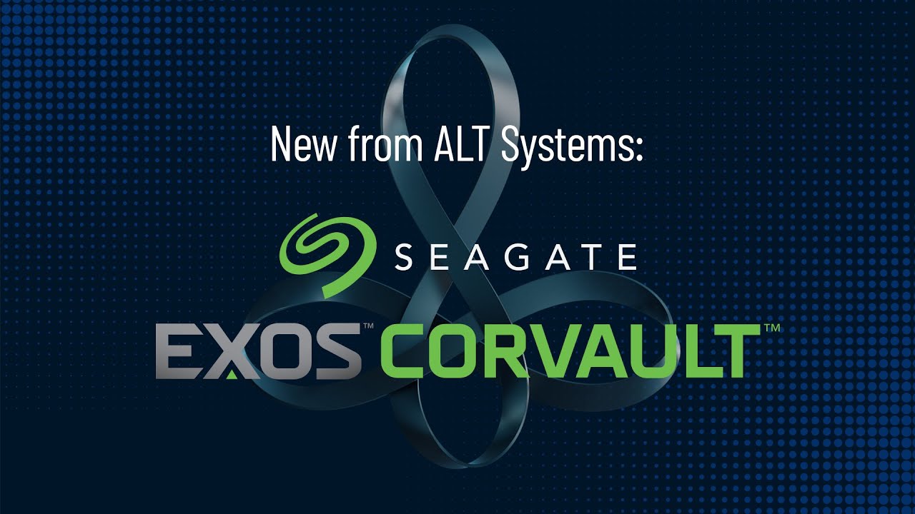 Seagate Exos Corvault Self-Healing Block Storage - YouTube