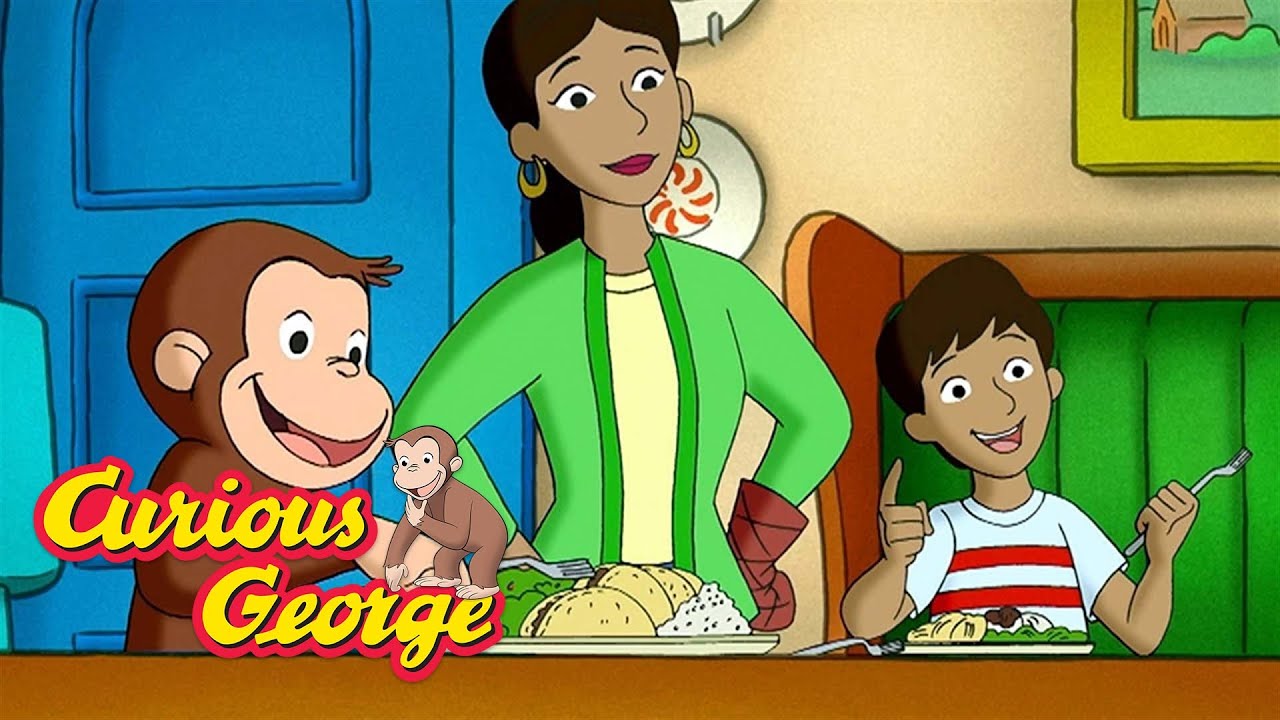 Curious George 🐵 George tries Mexican food 🐵 Kids Cartoon 🐵 Kids Movies ...