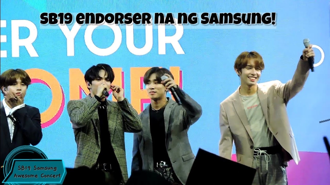 SB19 on Samsung Awesome Concert at BGC High Street Amphitheater Full ...