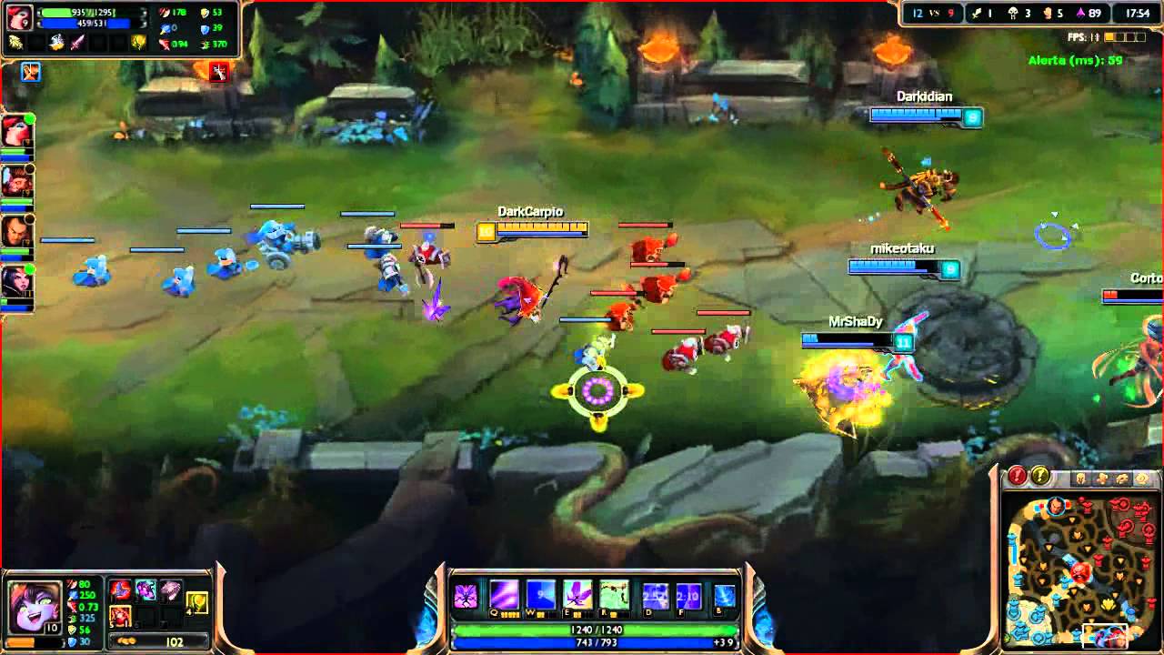 League Of Legends | El mono retrasado y el "lulucoptero"? | Jugando con ...