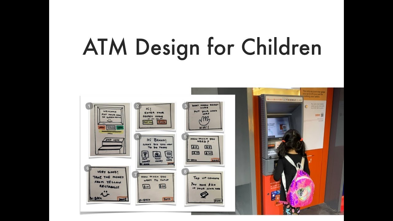 ATM Design for Children - YouTube