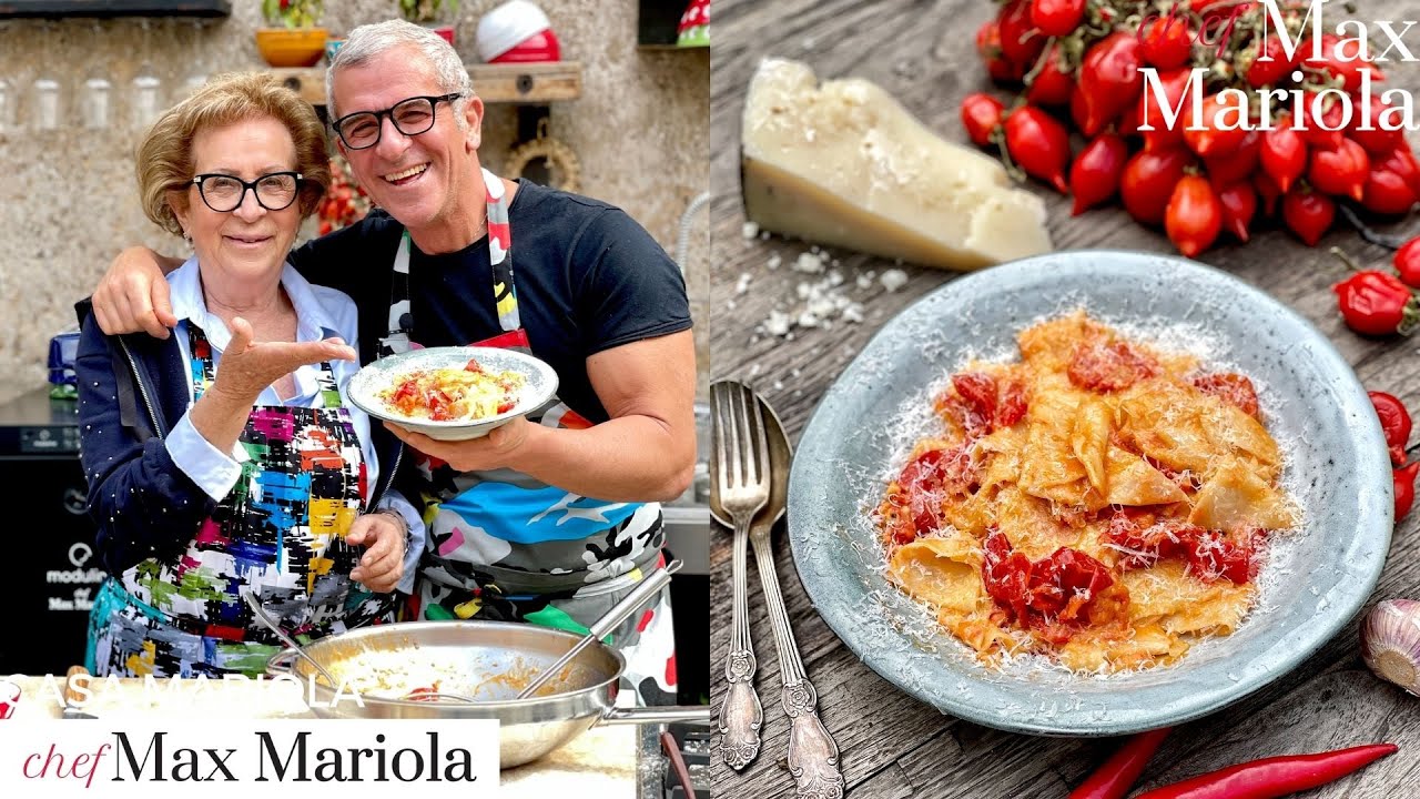 PASTA ACQUA E FARINA FATTA IN CASA - Ricetta di Chef Max Mariola - YouTube