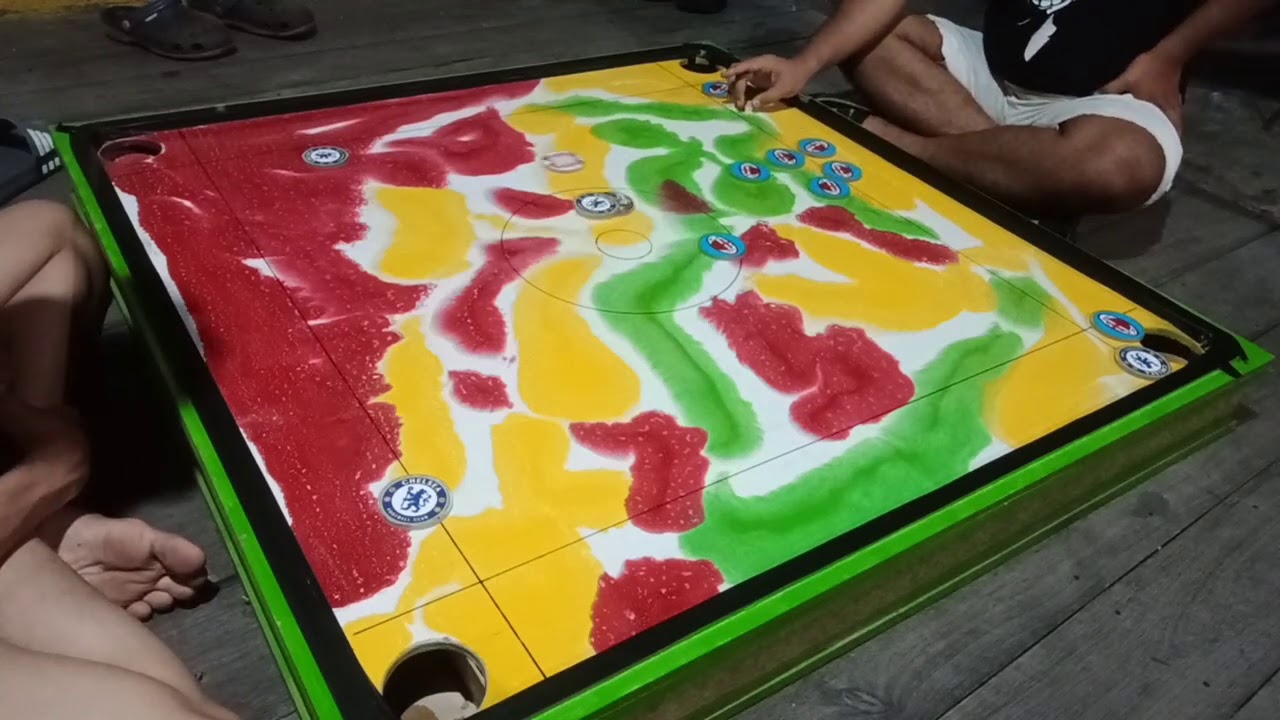 KARAMBOL PERMAINAN KELAS PROFESIONAL CARROM POOL - YouTube