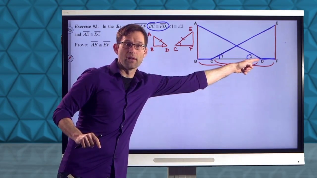 Common Core Geometry.Unit #3.Lesson #5.Proofs with Partitioning - YouTube