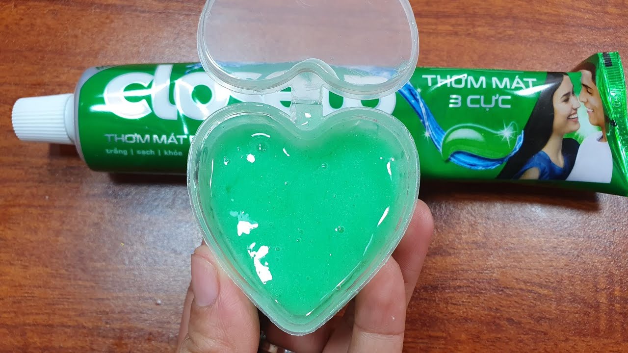 Testing Sugar Toothpaste Closeup Slime No Glue No Borax - YouTube