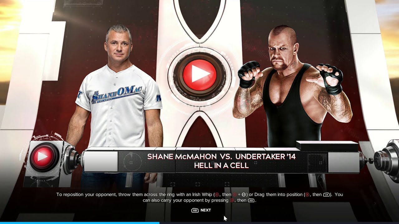 WWE 2K24 - Shane McMahon vs The Undertaker | Hell in a Cell Match ...