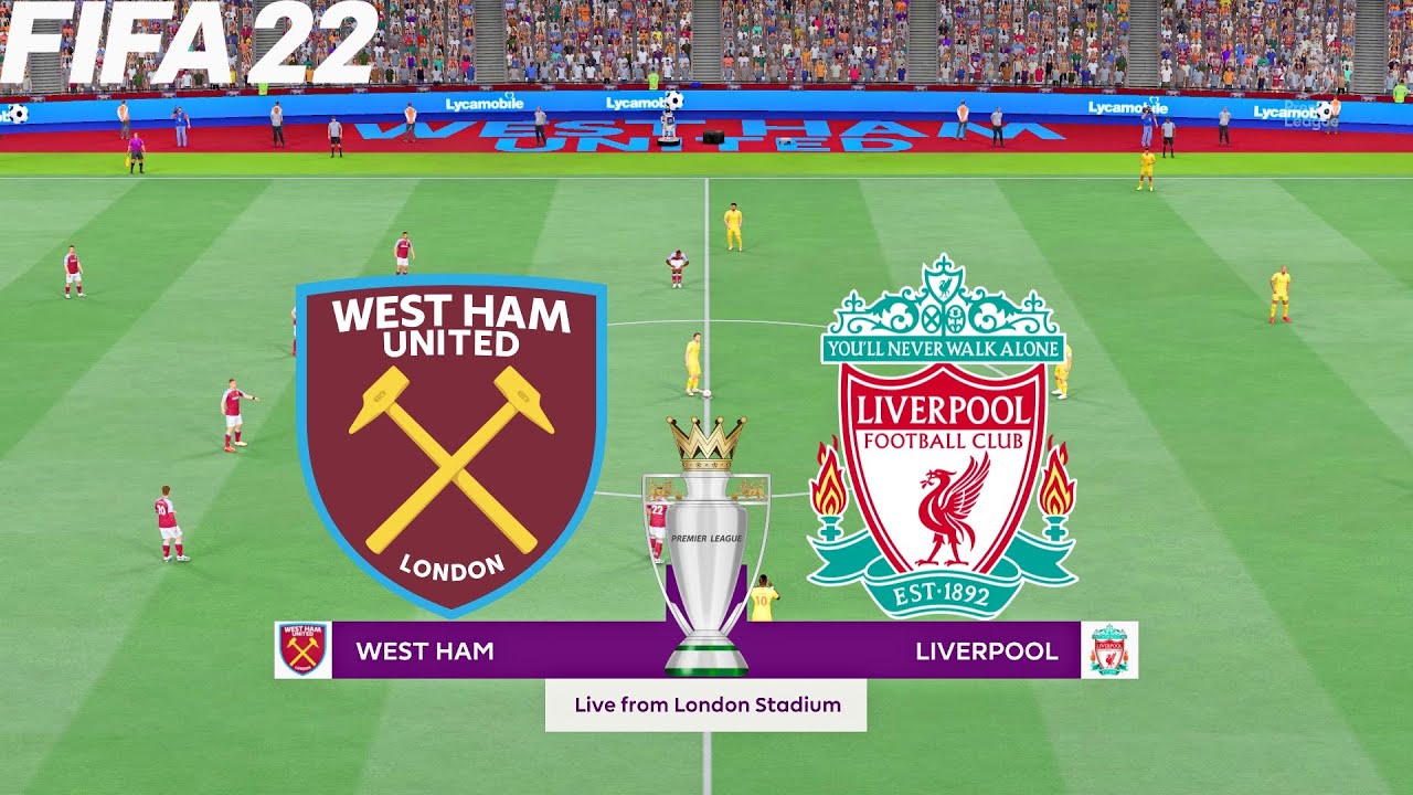 West Ham United Vs Liverpool Premier League 2021 22 Season FIFA 22 Win Big Sports West Ham United Vs Liverpool Premier League 2021 22 Season FIFA 22 Win Big Sports