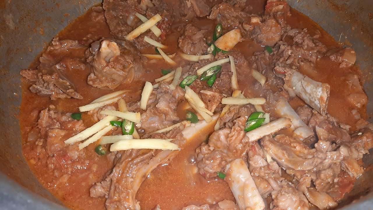 Bakra Gosht karahi full recipe |very simple and taste recipe - YouTube