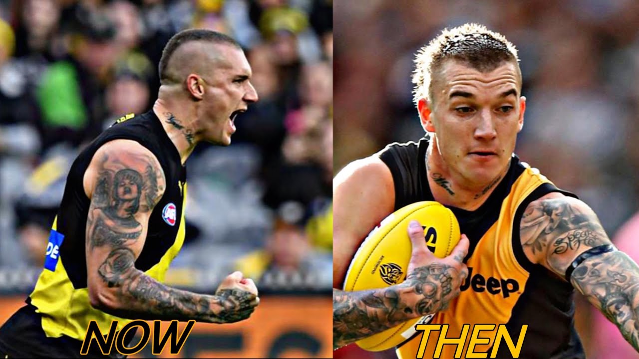 Dustin Martin then vs now ll fantastic footy - YouTube