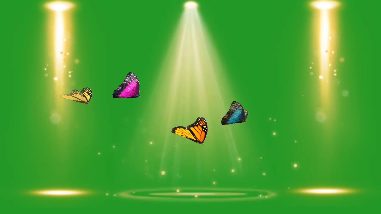 stage spotlight green screen | green screen colour light effect | Free ...