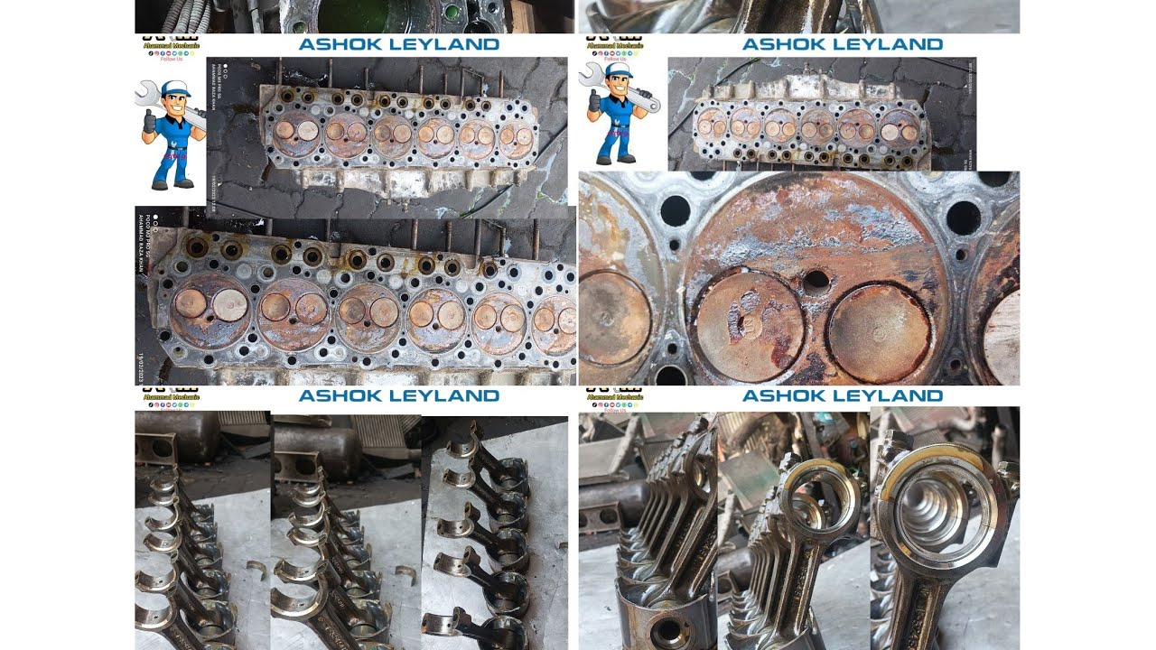 👨‍🔧👉Ashok Leyland Hino Bs3 Engine Oil Culant Mixing Problem😭 - YouTube