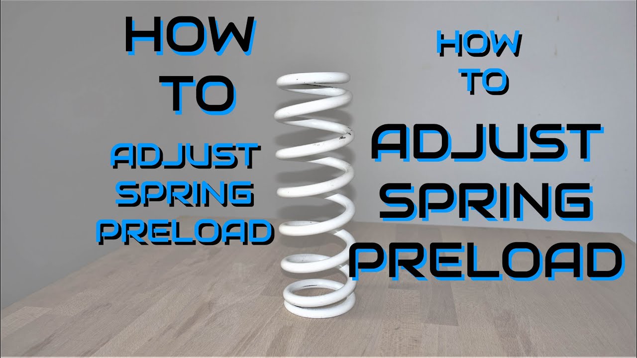 easy SPRING PRELOAD ADJUSTMENT- Kawasaki KLX 250/300 - YouTube