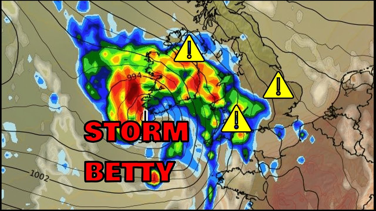 Storm Betty Arriving Tonight with Thunderstorms and Gusty Winds! 18th ...