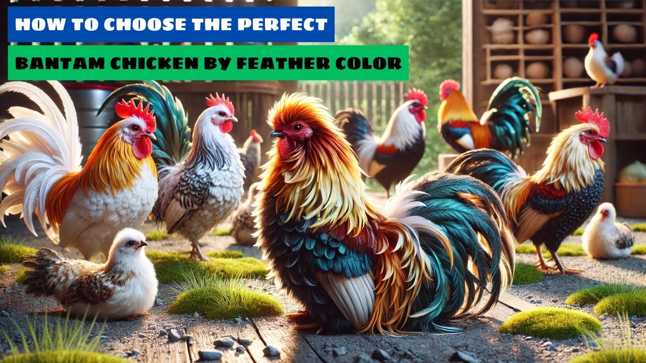 How to Choose the Perfect Bantam Chicken by Feather Color - YouTube