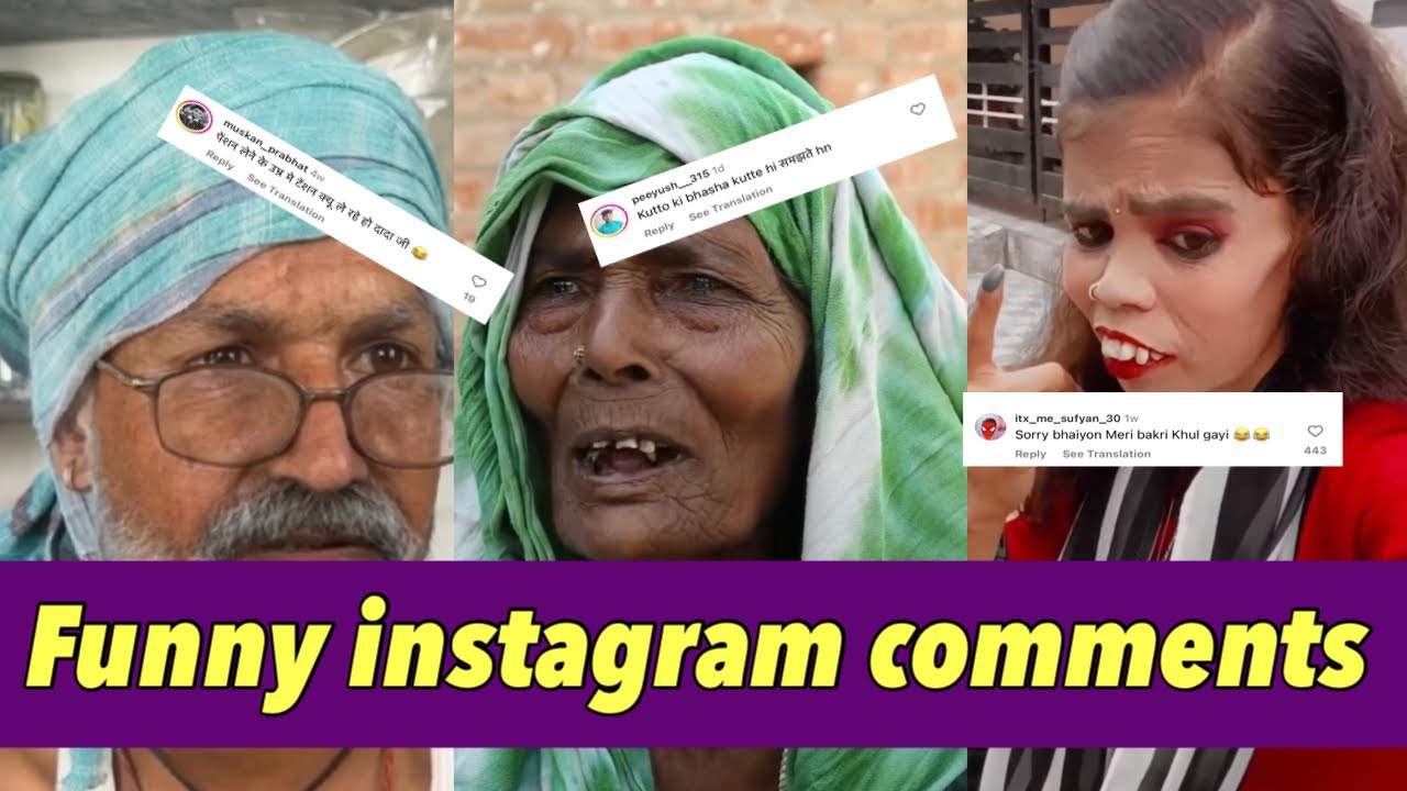 Funny instagram comments part 1 | TT bhau | - YouTube