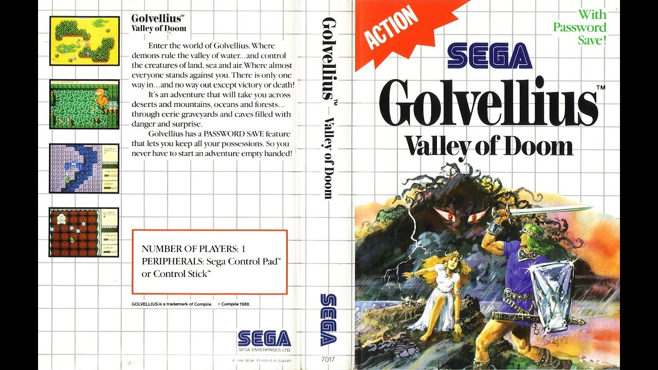 THE SEGA LIBRARY EPISODE 36: GOLVELLIUS: VALLEY OF DOOM / 魔王ゴルベリアス ...