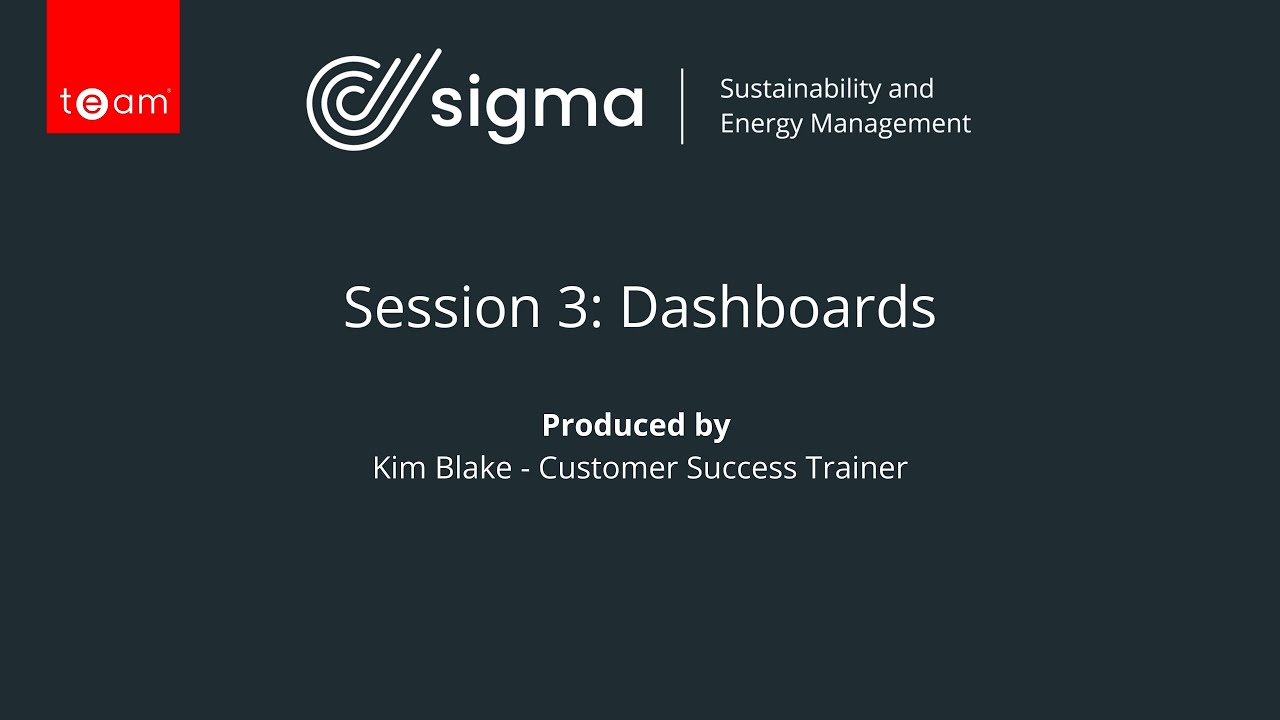 Sigma Training : Dashboards - YouTube