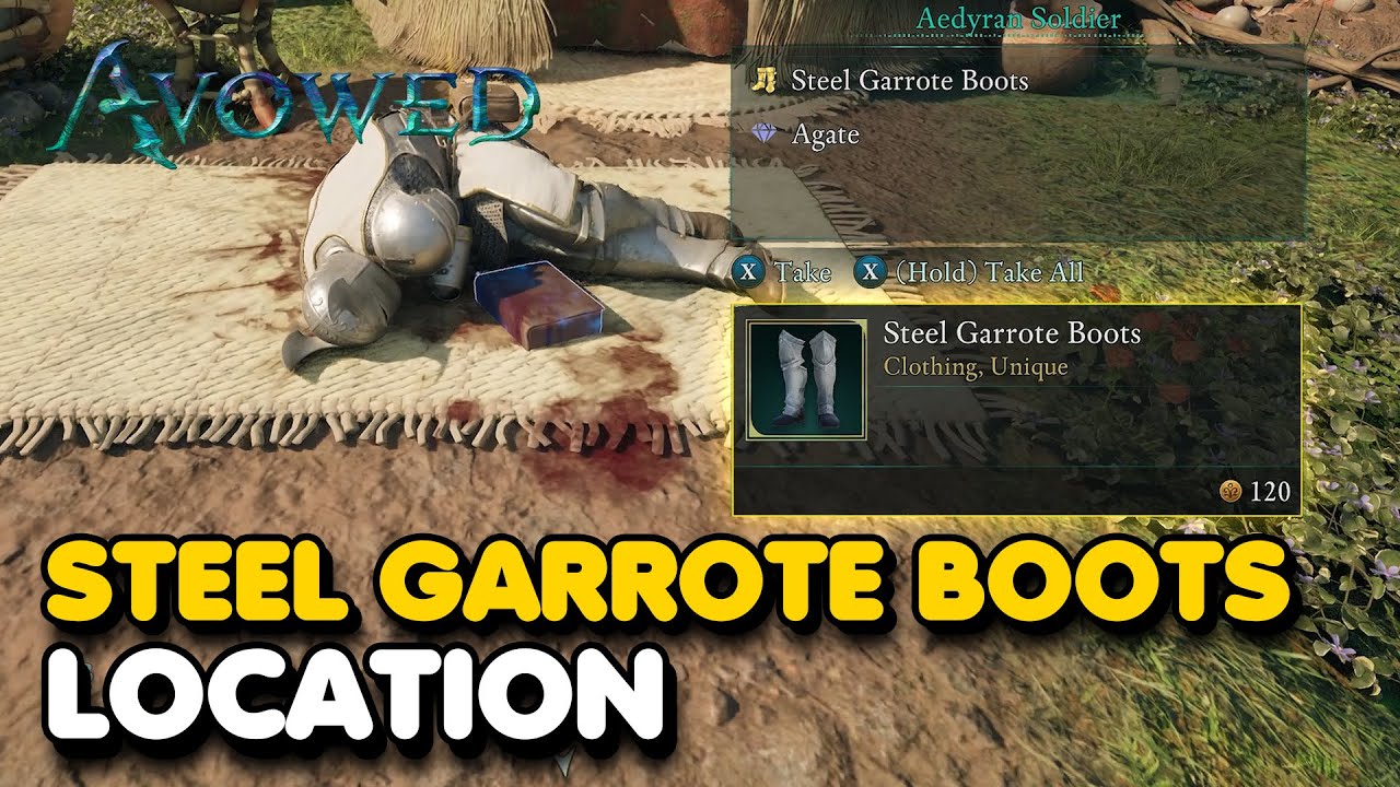 Avowed - Steel Garrote Boots Location (Unique Boots) - YouTube