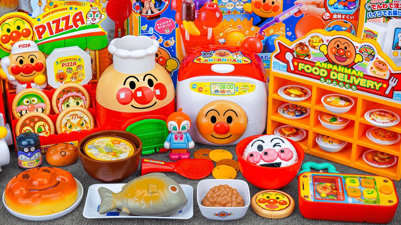 15 Minutes Satisfying with Unboxing Cute Anpanman Automatic Kitchen ...