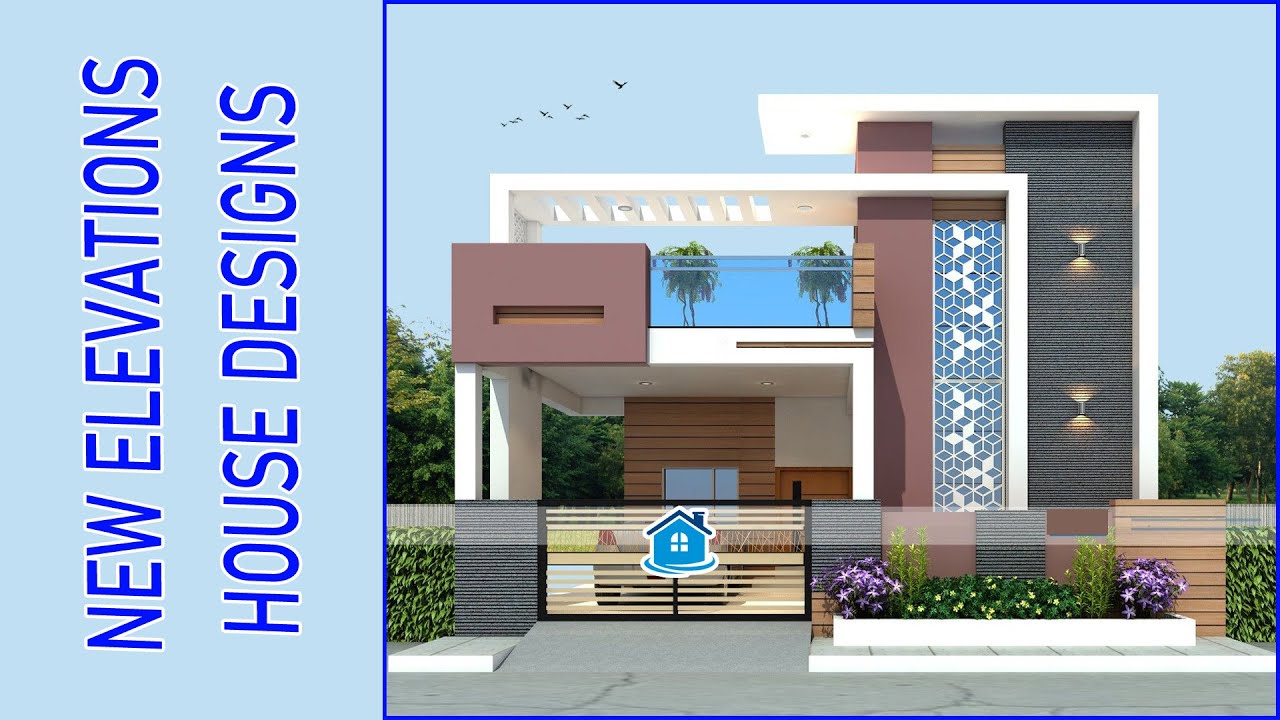 Modern single floor house front design | Normal House Elevation Design ...