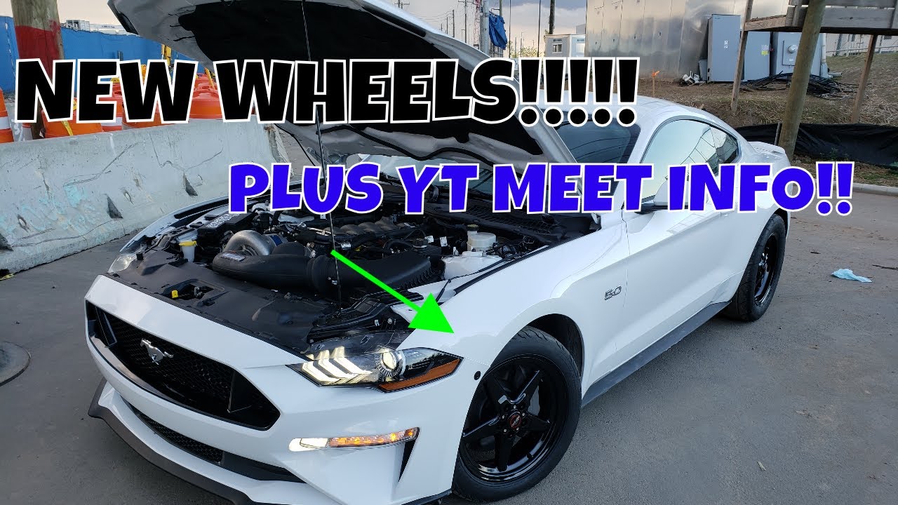 18 MUSTANG GT DRAG PACK WHEELS CARS AND COFFEE WITH STANGMODE - YouTube