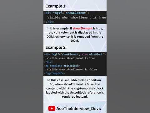 What is ngIf directive in Angular? #angular #shorts #angulartraining #ngif - YouTube
