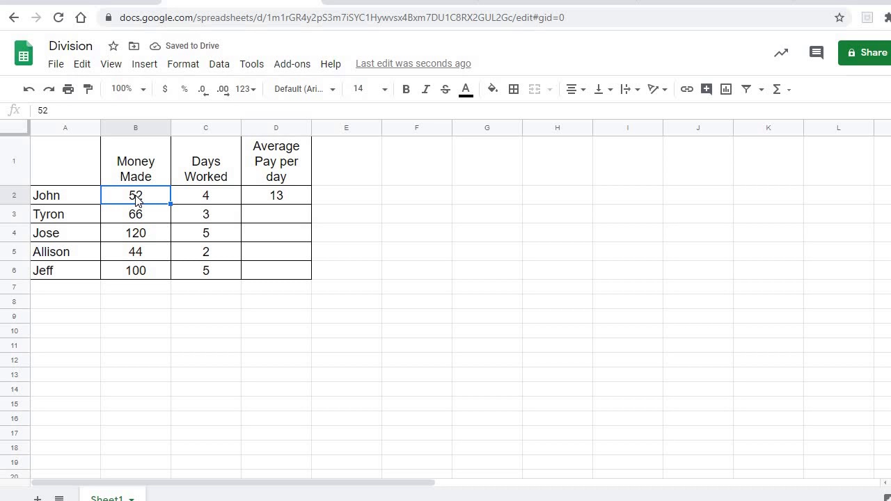 Using Division Formula In Google Sheets YouTube using-division-formula-in-google-sheets-youtube