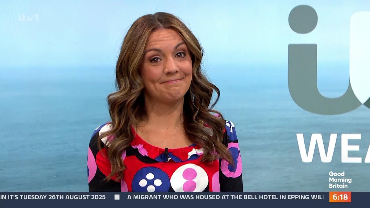 Laura Tobin - GMB Weather 26Aug2025 - YouTube