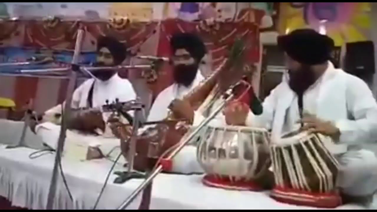 String instruments Rabab and Tious plying shaan. Bhai Shiripal and ...