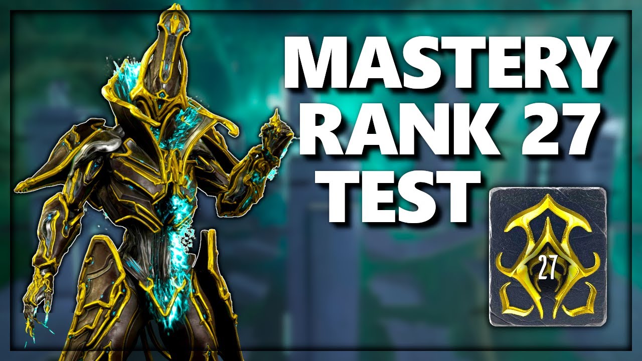 MASTERY RANK 27 TEST (Playthrough) 🎮 Warframe Gameplay German - YouTube