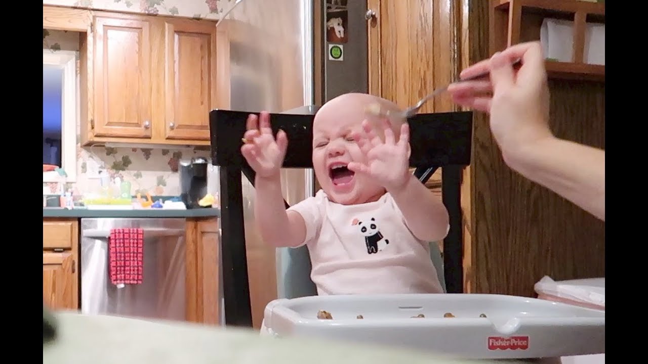 Toddler Fights to Eat - YouTube