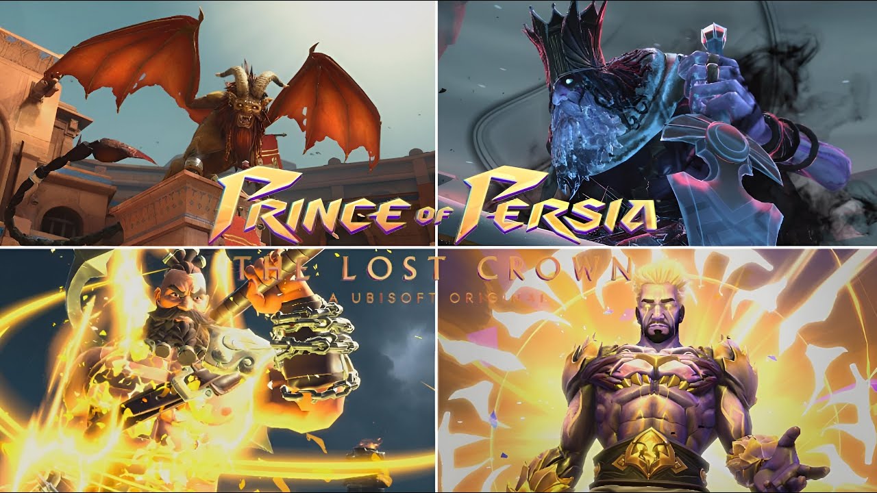 PRINCE OF PERSIA THE LOST CROWN - All Bosses / Boss Fights & Ending ...