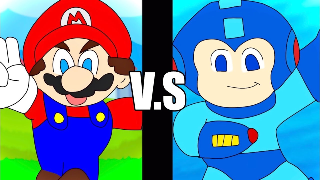 Mario vs Mega Man | Nintendo vs Capcom - YouTube