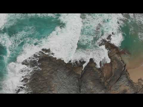 Waves Rushing And Splashing To The Shore