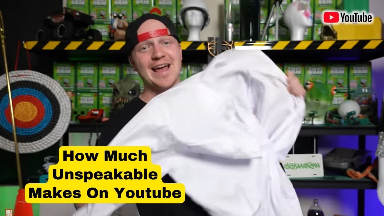 How Much Does Unspeakable Earn From YouTube Newest In October 2024 ...