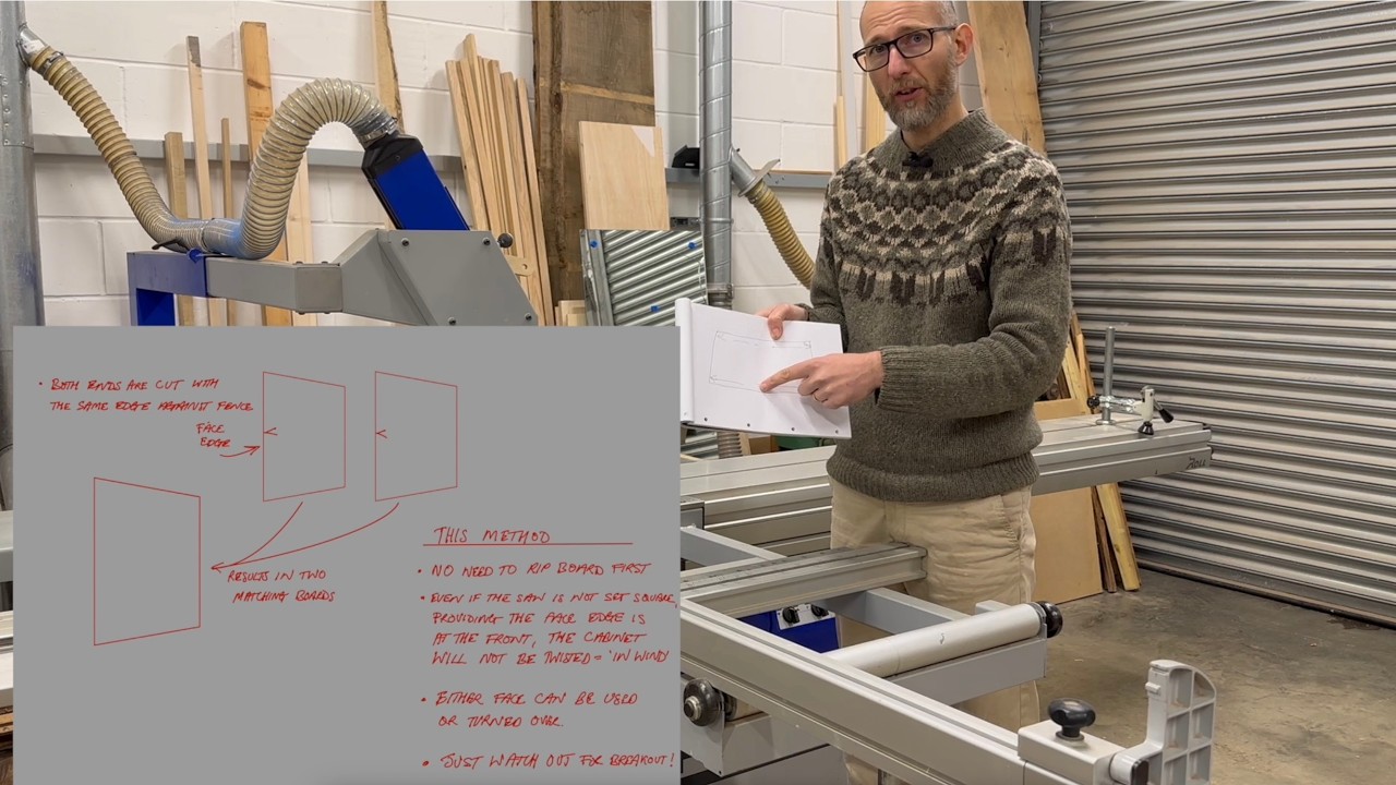 How to set a dimension saw to cut squarely. - YouTube
