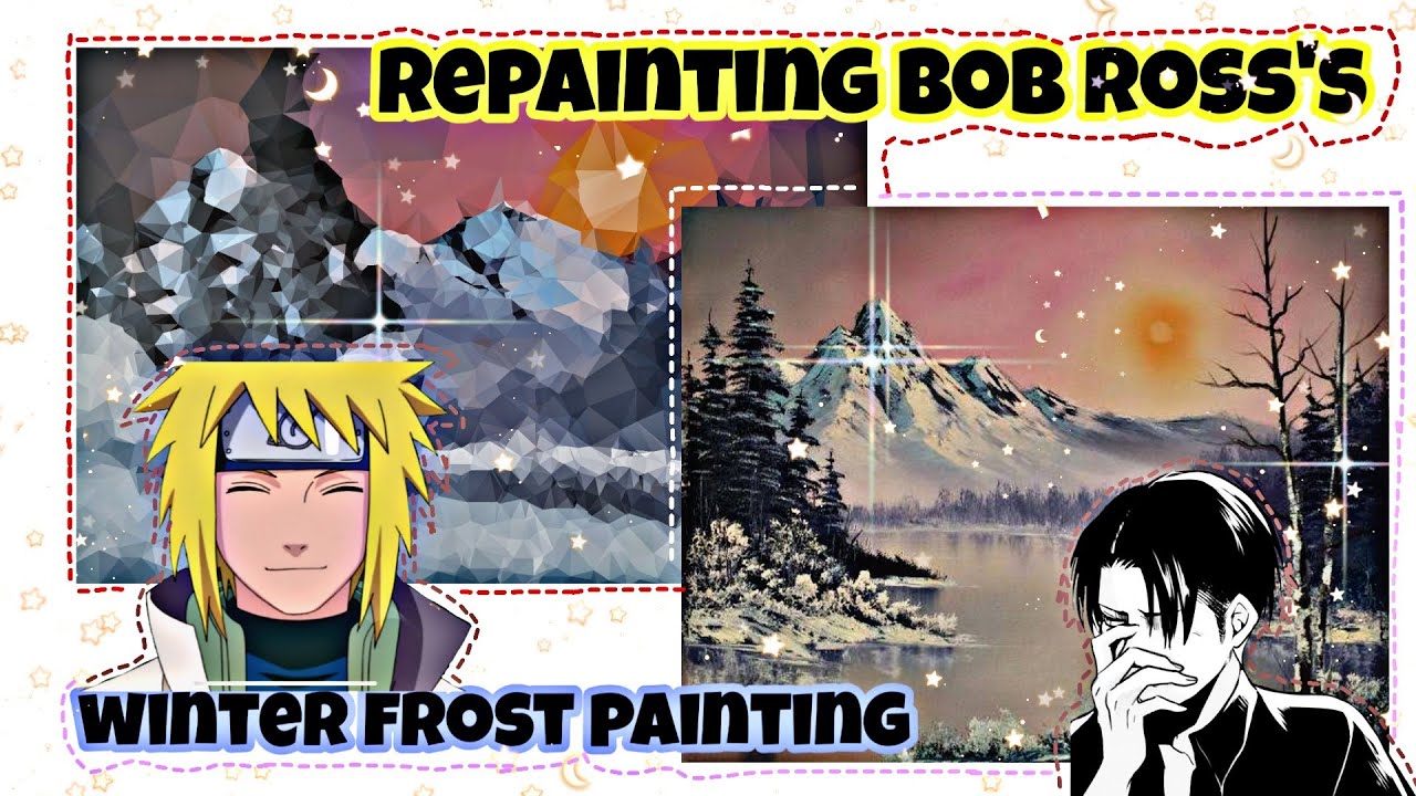 REPAINTING BOB ROSS'S WINTER FROST PAINTING / OIL PAINTING - YouTube