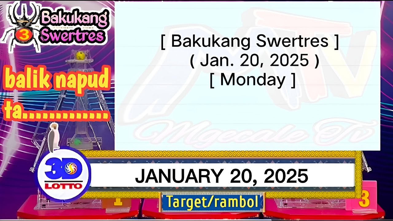 Bakukang Swertres hearing today January 20, 2025 - YouTube
