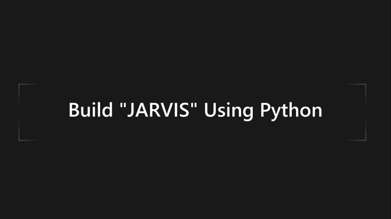 Build | J.A.R.V.I.S | Virtual Assistant | Python | - YouTube