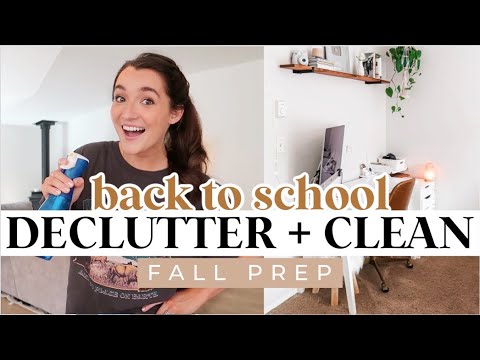 WHOLE HOUSE EXTREME DECLUTTER + CLEAN | Prepping for Back to School ...