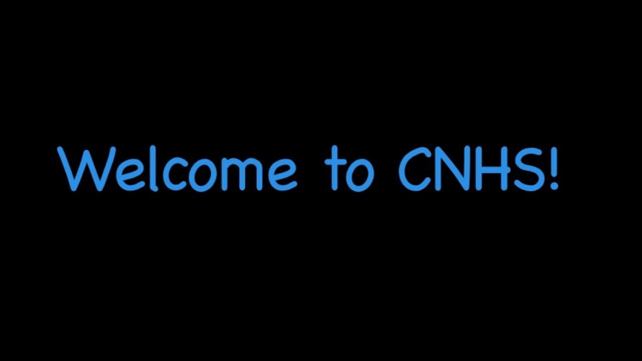 Welcome to CNHS 2020 - YouTube