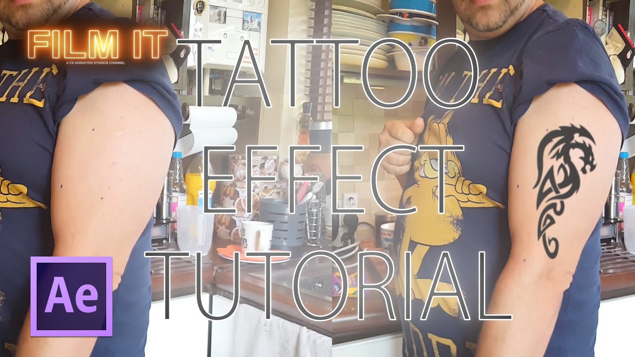 Tattoo Tutorial After Effects - YouTube