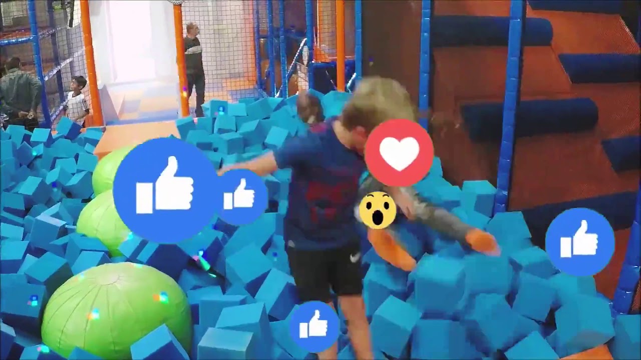 Air Maniax Indoor inflatable park launch in Dubai - YouTube