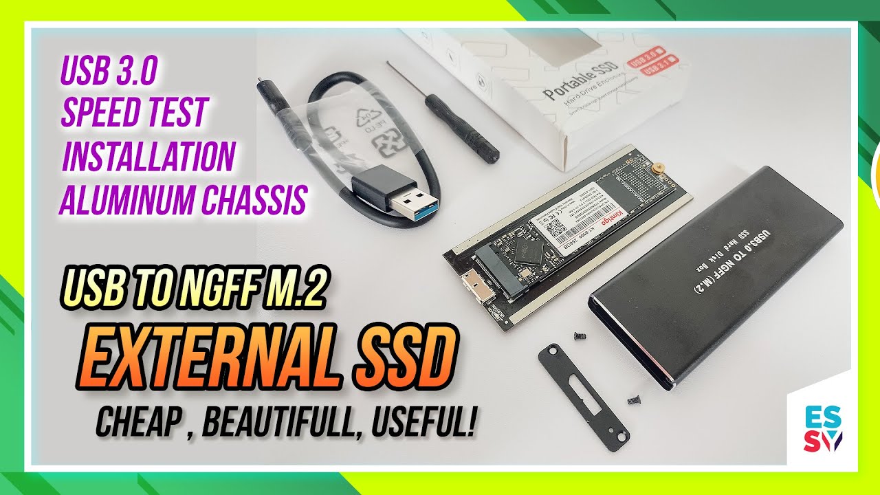 Creating lovely Portable SSD using this Beautiful USB to M.2 Enclosure ...