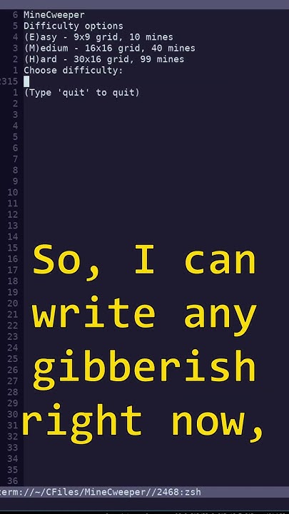 The struggles of programming in C #programming #coding #C #minesweeper ...