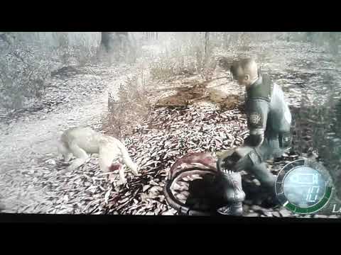 Playstation'de RESIDENT EVIL 4 oynayan 12 yaşındaki bir çocuk