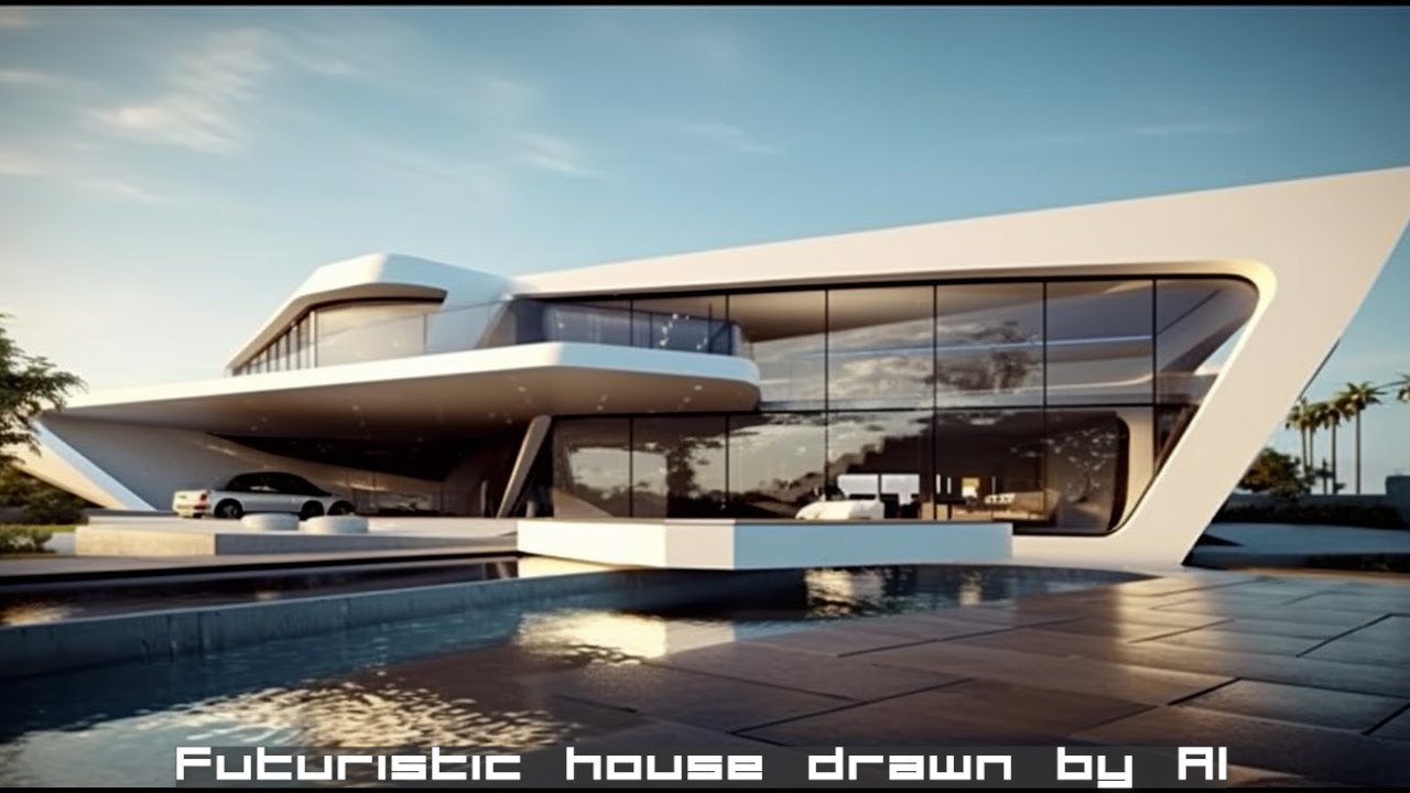 Angular Futuristic house drawn by AI - YouTube
