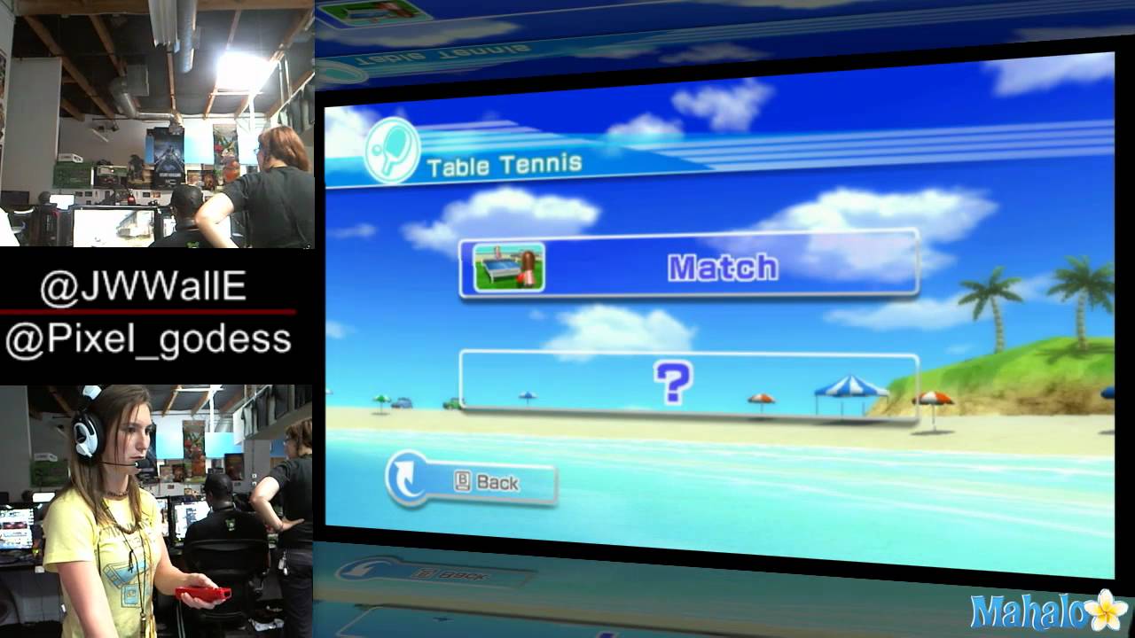 Sports Games Live! Wii Sports Resort - Alex Sword Fights - YouTube