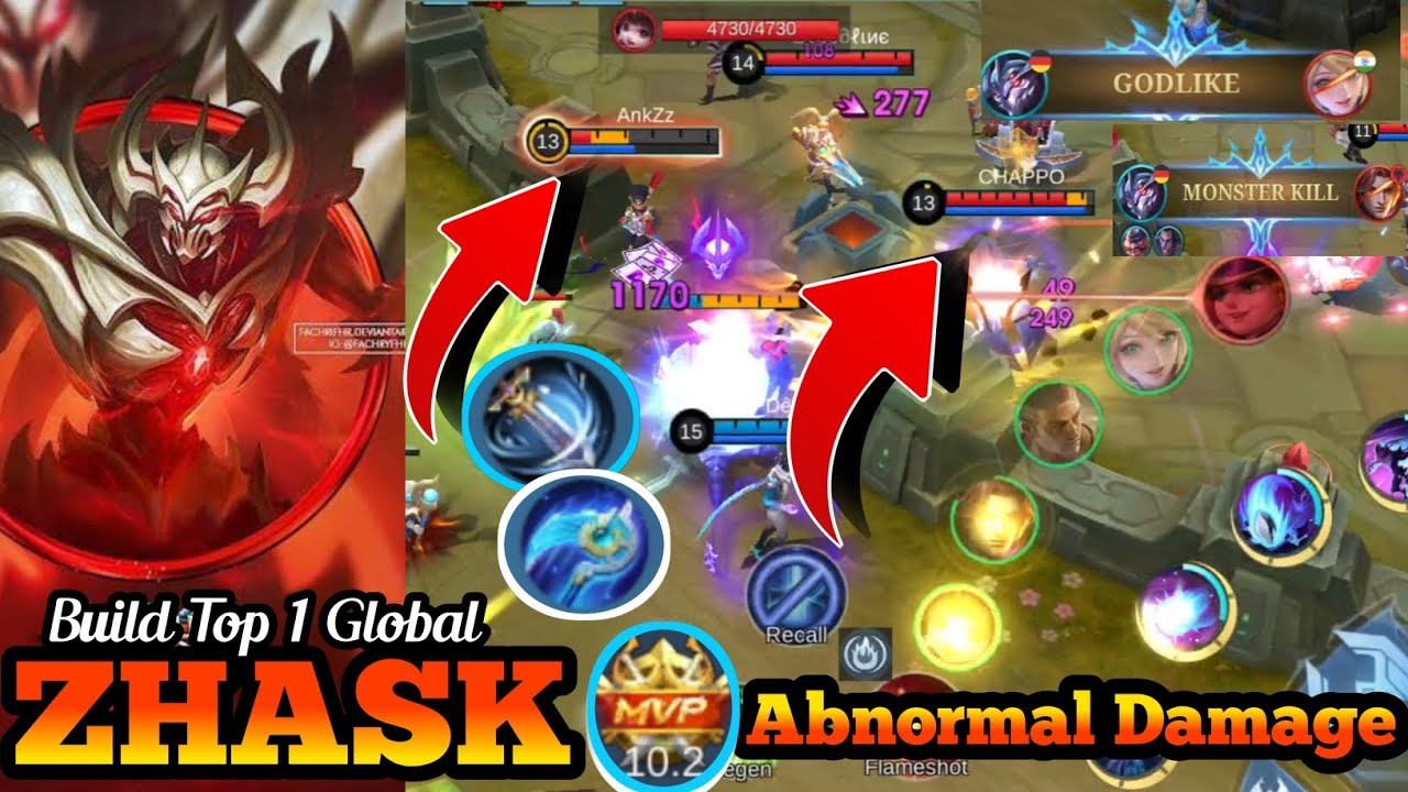 100% ZHASK NEW ABNORMAL DAMAGE BUILD !! Zhask Best Build 2024 !! Build ...